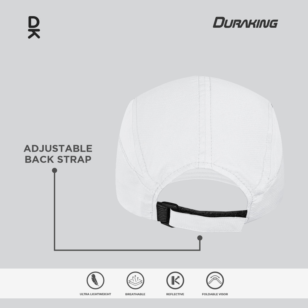 Jual Duraking Topi Lari - Miles Setter Running Cap | Shopee Indonesia