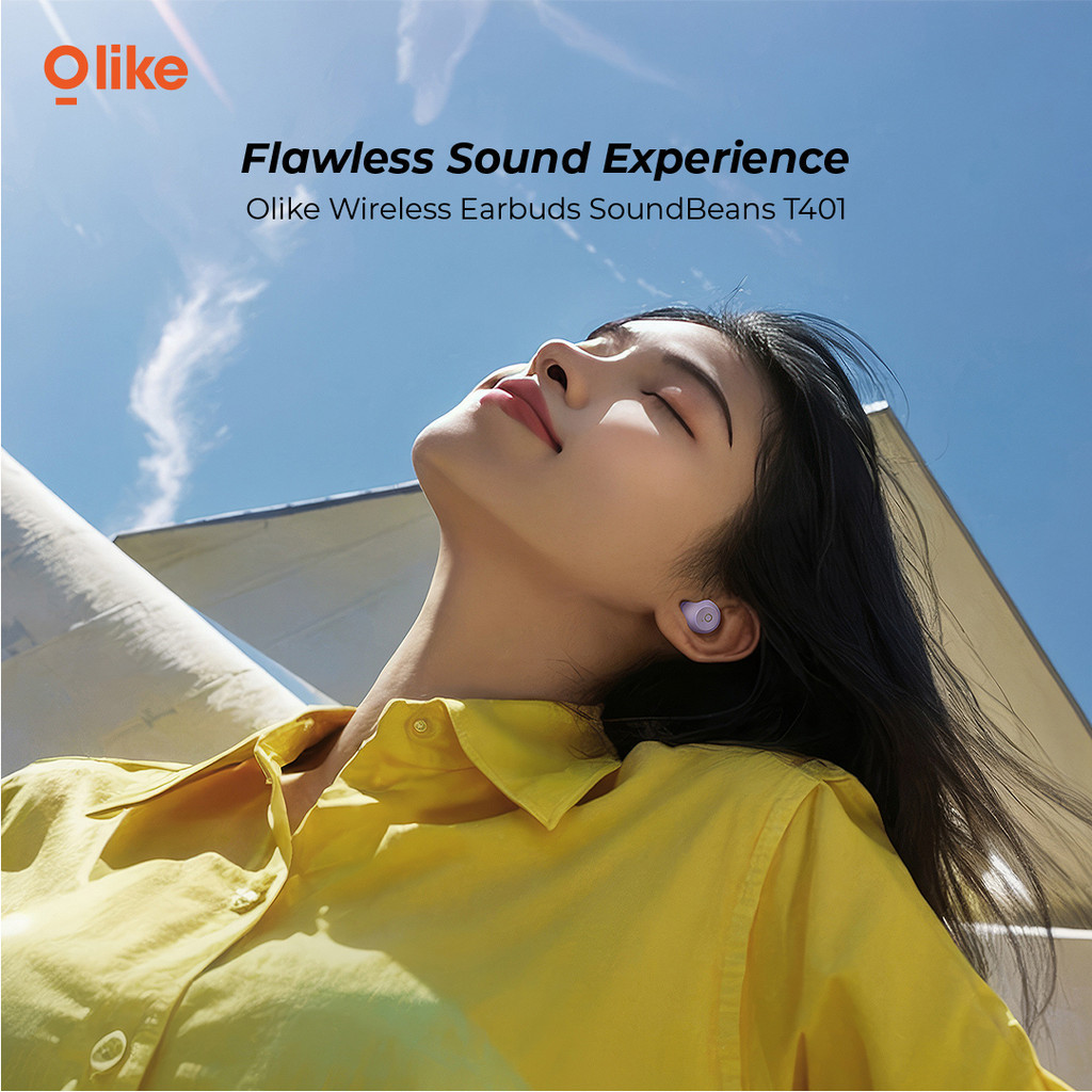 Jual OLIKE TWS T401 Wireless SoundBeans Bluetooth 5.3 40H Long Battery ...