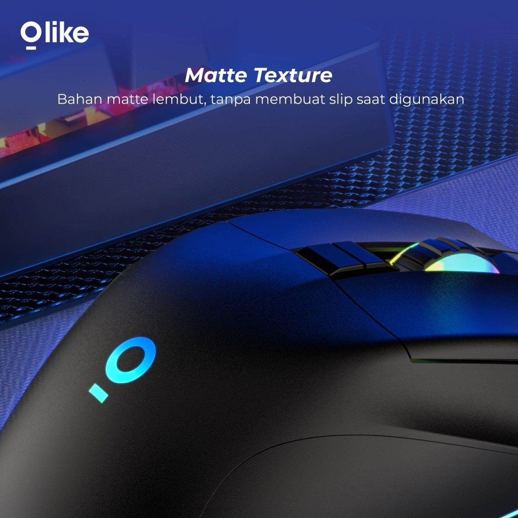 Jual OLIKE MOUSE PROFESSIONAL GAMING CHIP GAMING MOUSE WITH RGB ...