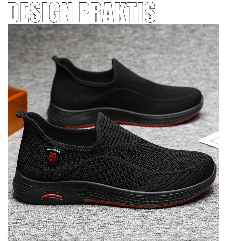 Jual Leedoo Sepatu Pria Slip On Kekinian Olahraga Sepatu Sneakers Pria Running karet Shoes ...