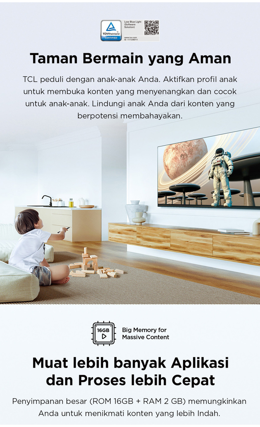 Jual [4K Big Google TV] TCL 65 Inch V6B - Smart UHD - T-Screen - Dolby ...