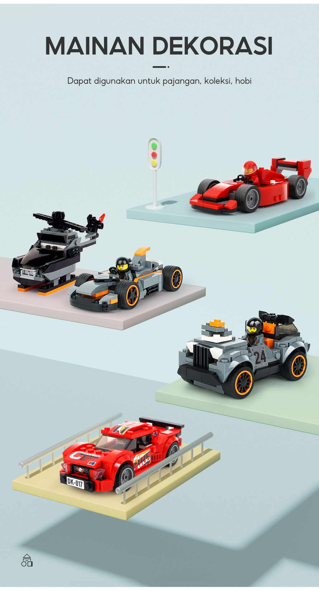 Jual OHSOME - DECOOL·circuit (10 change) 31017 / Wilderness Chase (20 SEC) 31019 / Building ...