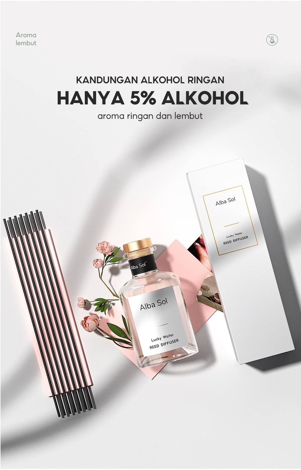 Jual OHSOME - Alba Sol/Lavendale Reed Diffuser Pengharum Ruangan 150ml ...