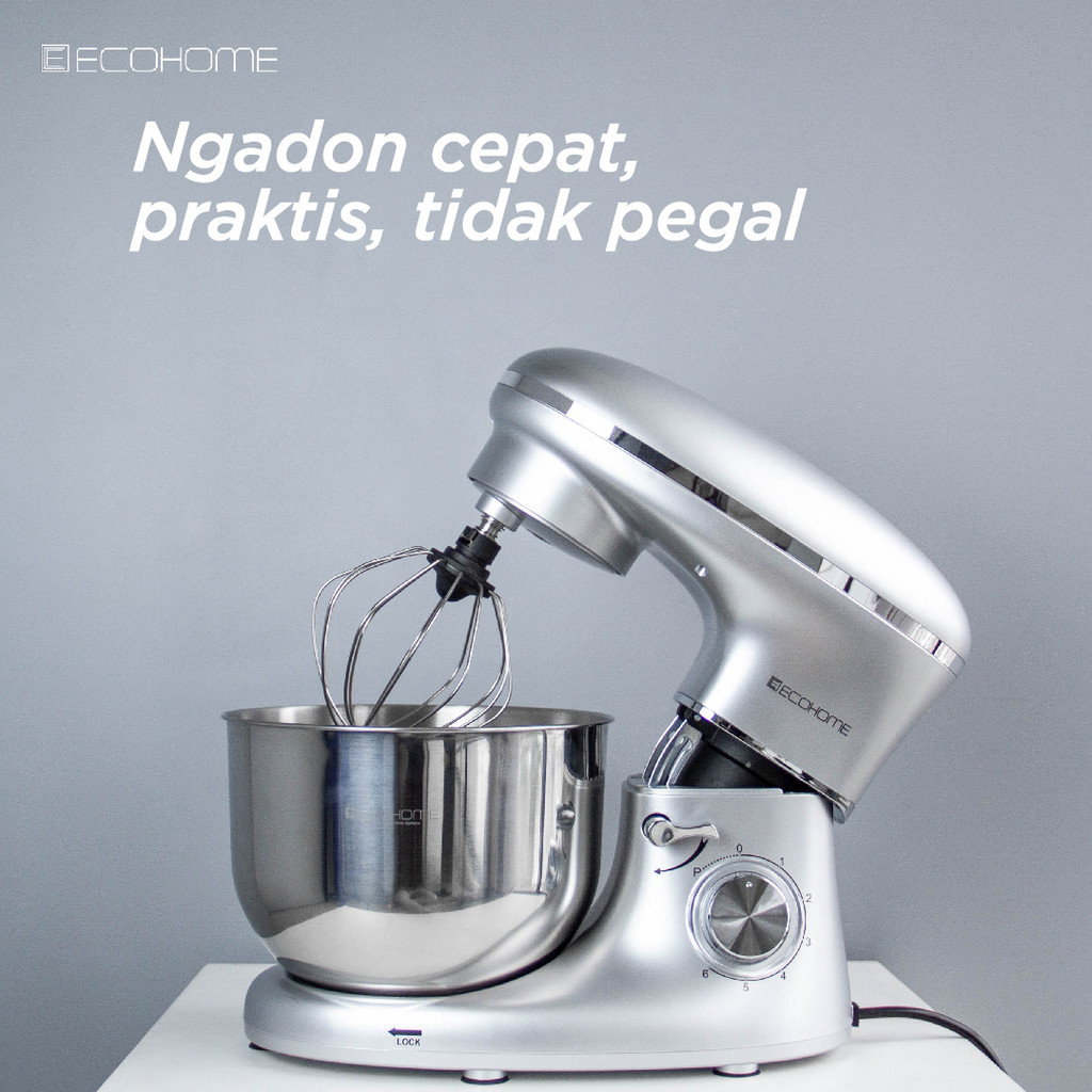 Jual ECOHOME Stand Mixer Platinum Series ESM999 Premium Stand Mixer ...