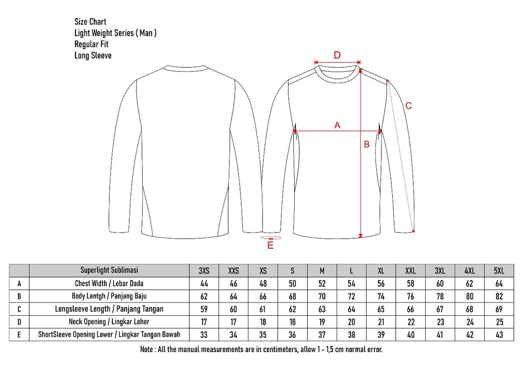 Jual Duraking Jersey Olahraga Pria Lengan Panjang Light Weight Basic ...