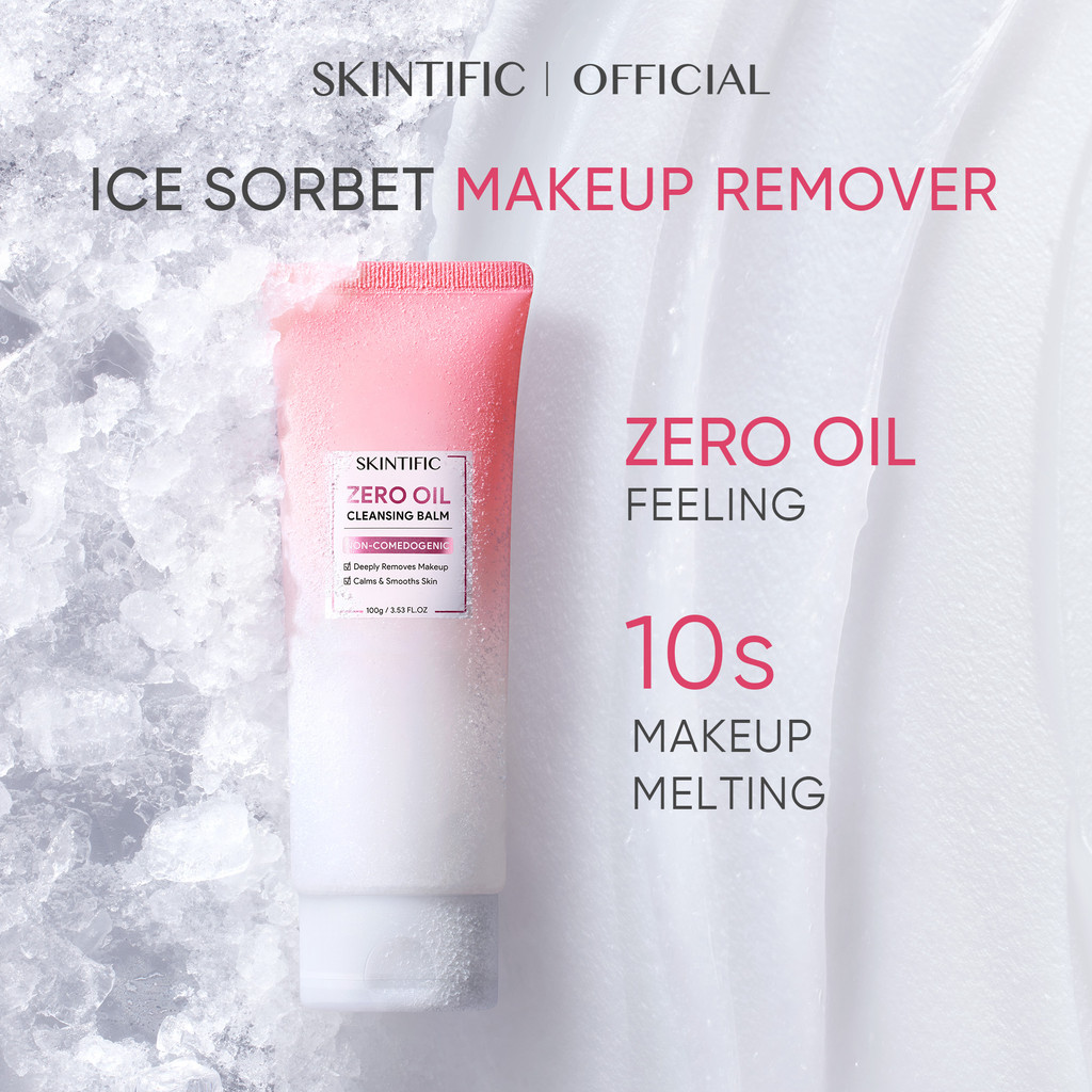 Jual SKINTIFIC - Zero Oil Cleansing Balm 100ml | Pembersih Cleanser Makeup Sekali Bersih Total ...