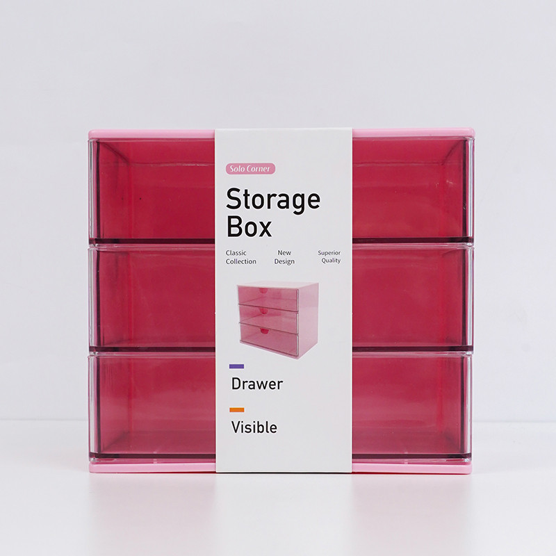 Jual OHSOME - Solo Corner Storage Box Drawer Kotak/Lemari Penyimpanan 3 ...