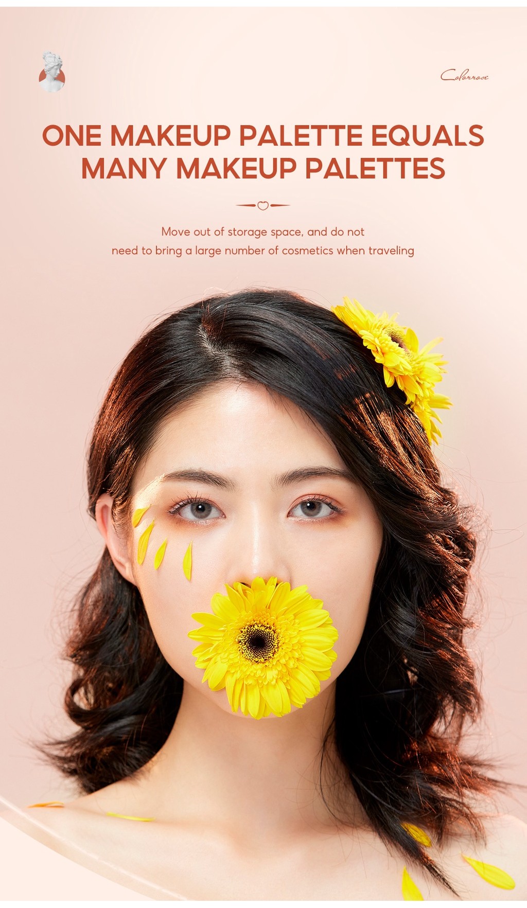 Jual OHSOME-COLORROSE Western antique makeup tray CR1083 1PCS / Contour ...