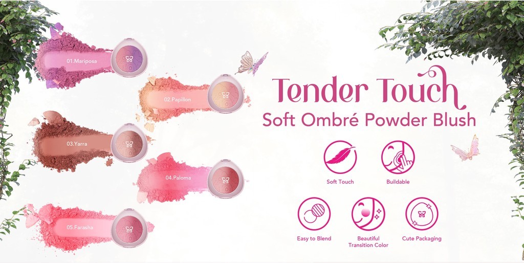 Jual MOP - Tender Touch Soft Ombré Powder Blush | Shopee Indonesia