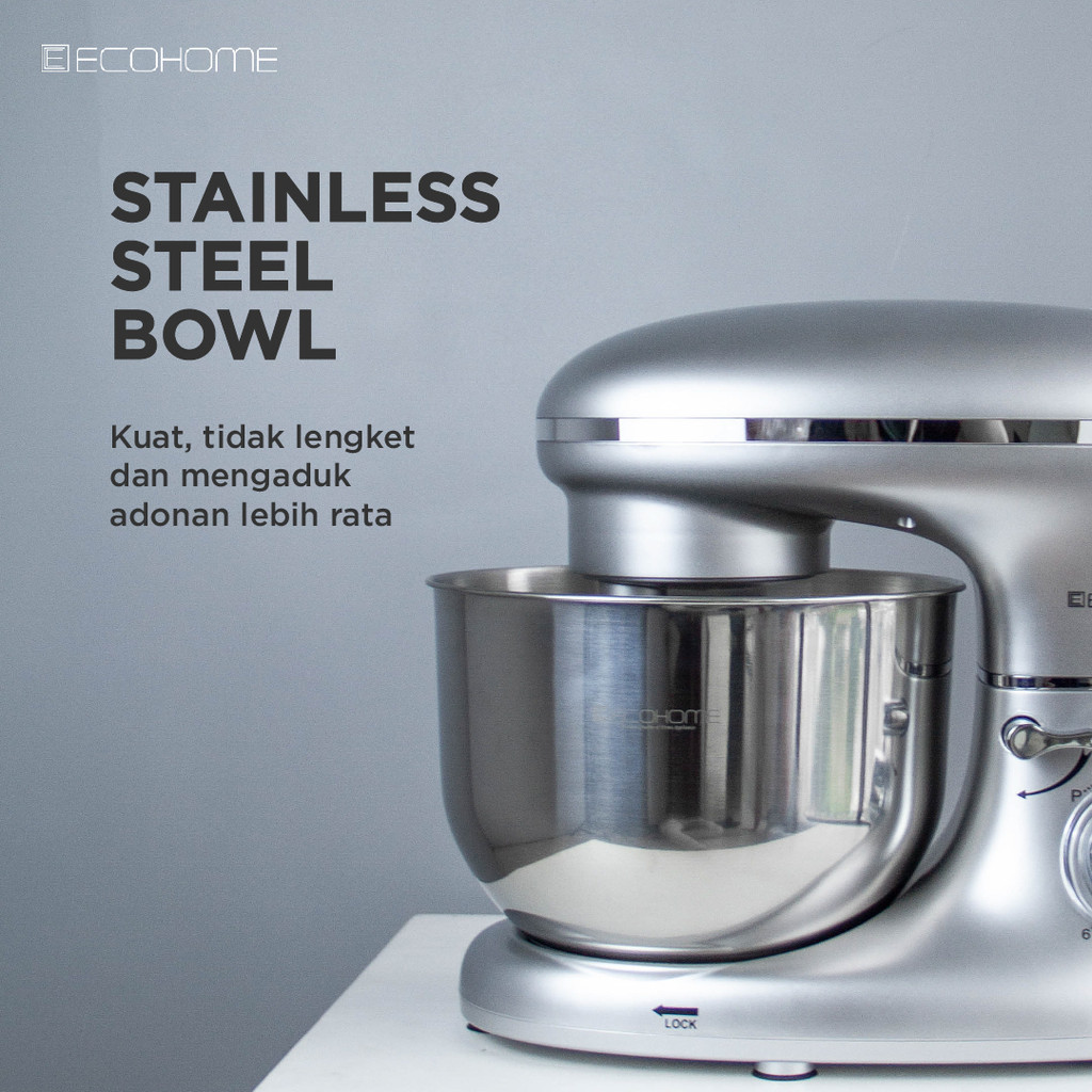 Jual ECOHOME Stand Mixer Platinum Series ESM999 Premium Stand Mixer ...
