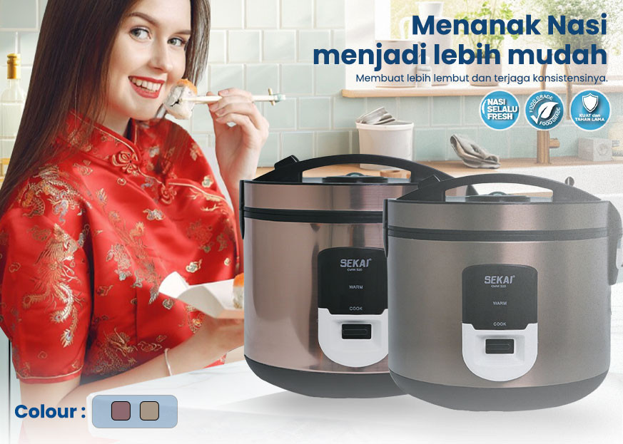 Jual SEKAI Rice Cooker / Penanak Nasi Magic Com Penghangat Nasi 3 in 1 ...