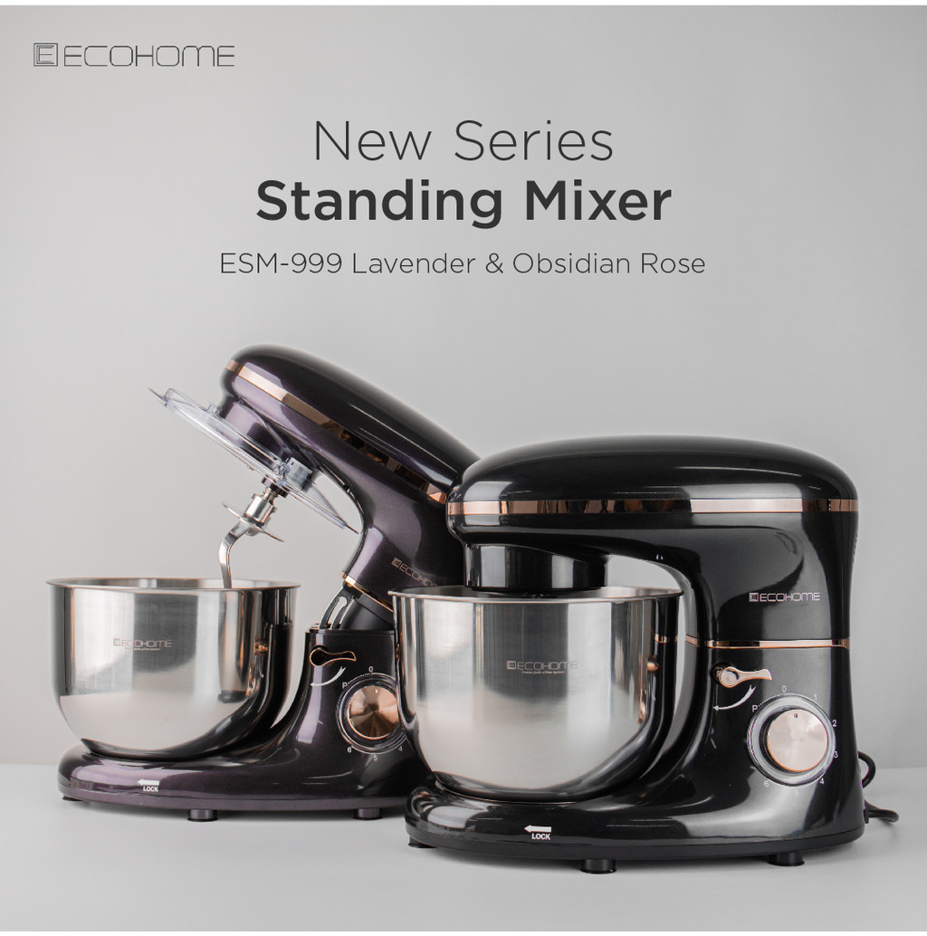 Jual ECOHOME Stand Mixer Noble Series ESM999 6.5L Premium Stand Mixer ...