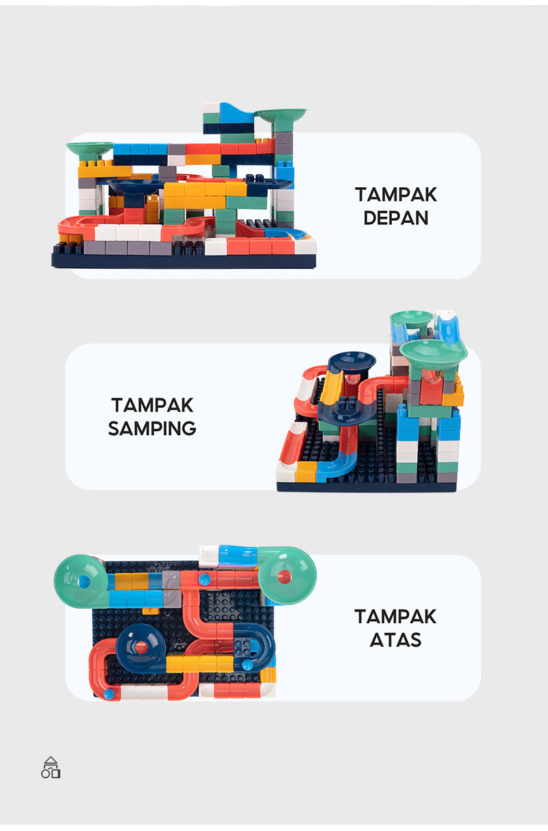 Jual OHSOME - Mr. man / Mainan Brick Balok Susun Anak DIY 150pcs Bahan ...