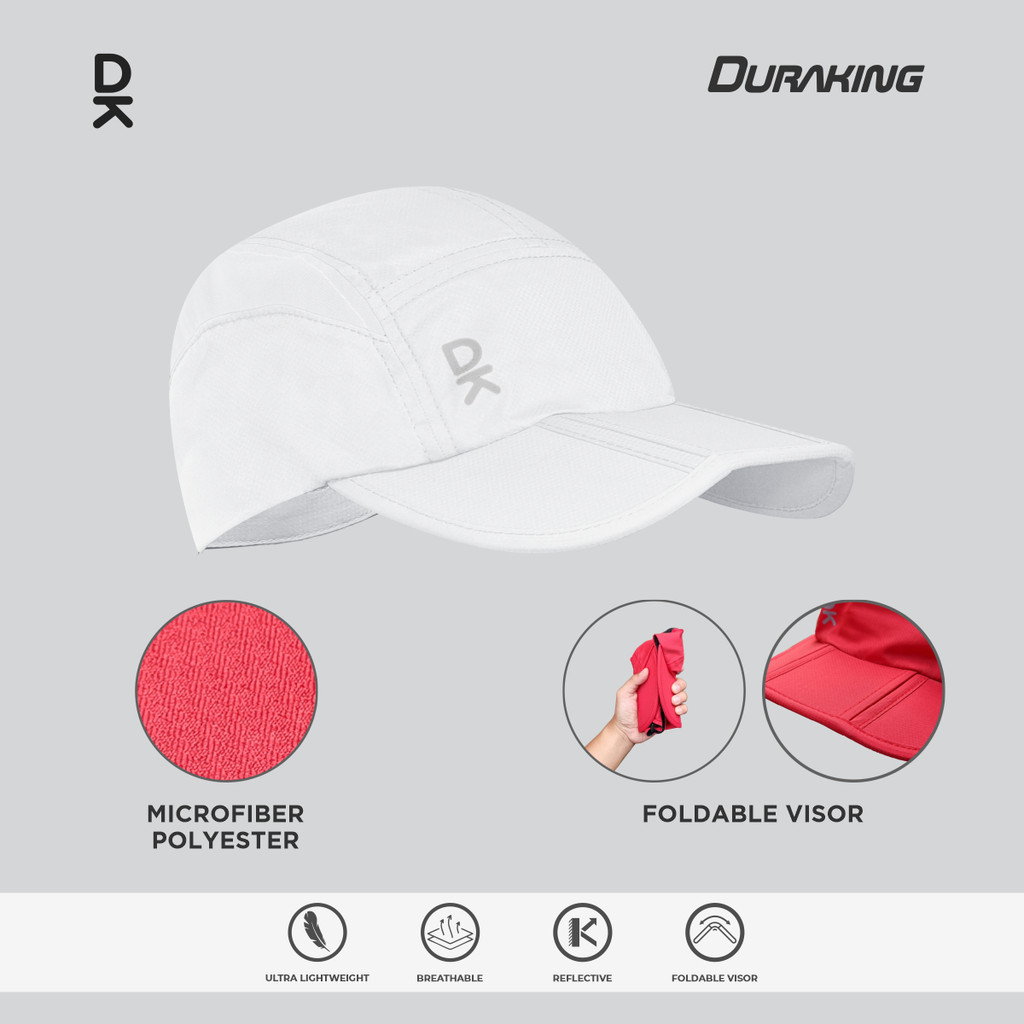 Jual Duraking Topi Lari - Miles Setter Running Cap | Shopee Indonesia