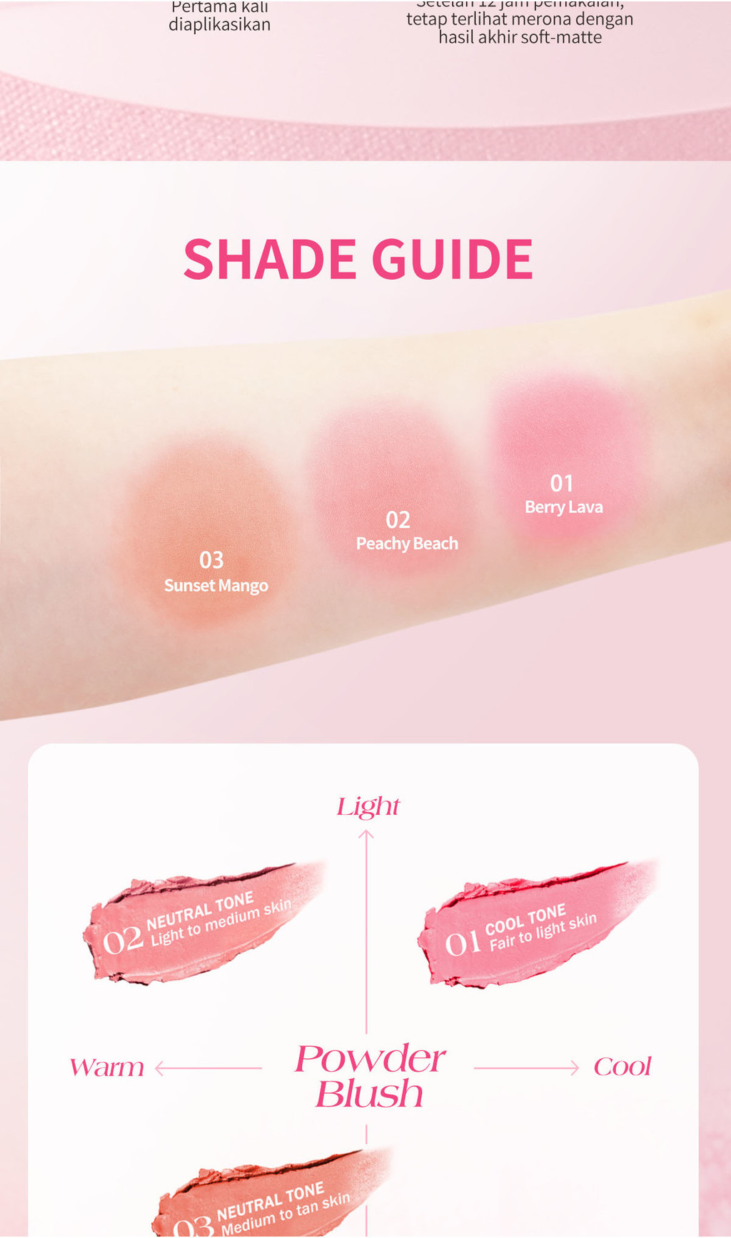 Jual [NEW LAUNCH] BNB barenbliss Moist Mochi Paste Powder Blush 12H ...