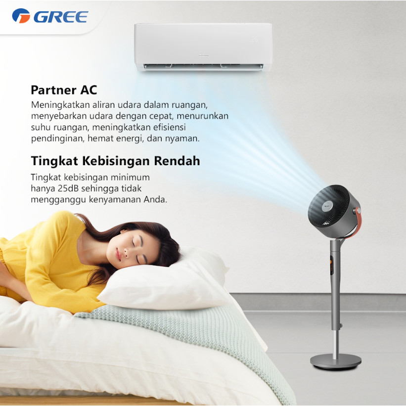 Jual Gree GCF-CIRCOOL14L Air Circulation Fan Ion Plasma Circool ...