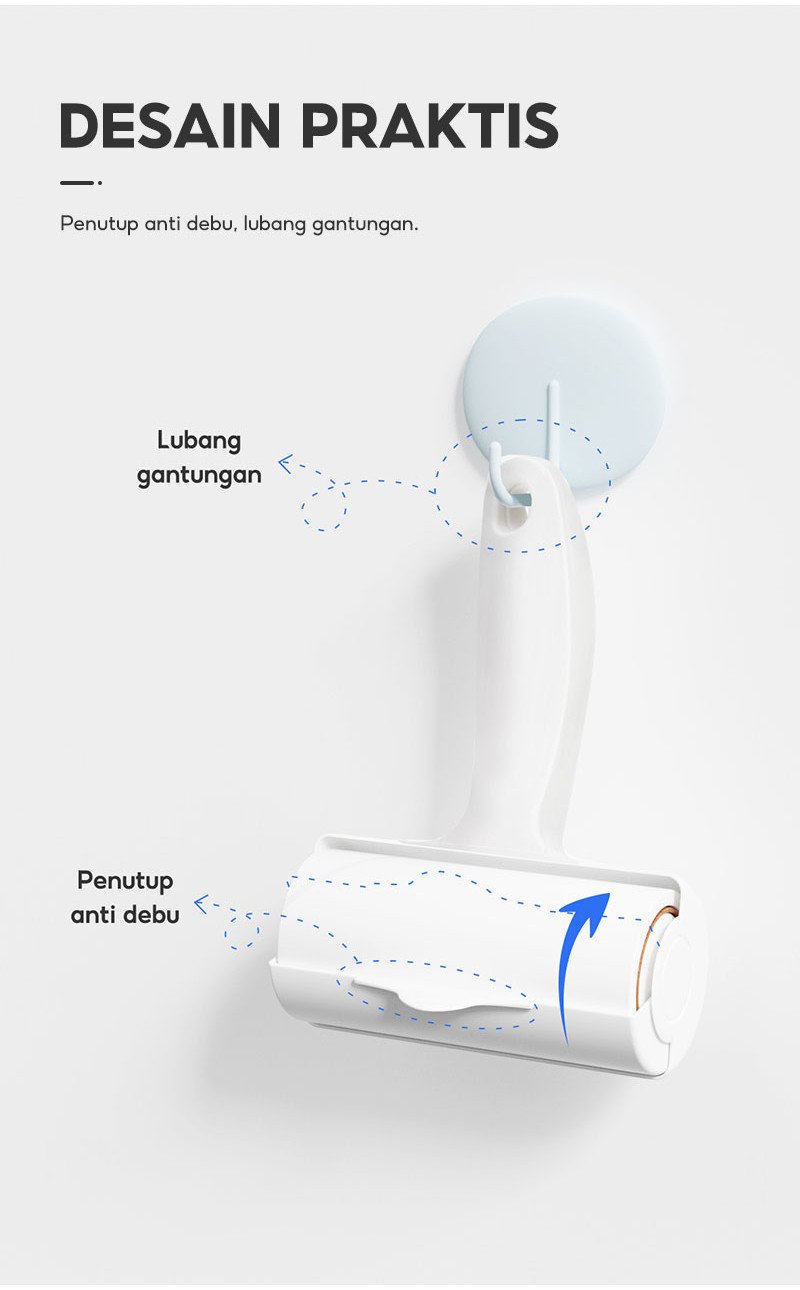 Jual OHSOME - Alba Sol Alat Pembersih Bulu Roll LINT ROLLER / REFILLS ...