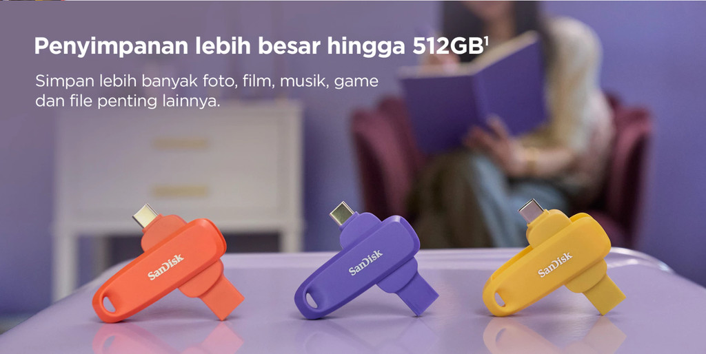 Jual Flashdisk OTG Type C 32GB 64GB 128GB 256GB SDDDC6 SanDisk for Android - Garansi 5 Tahun ...