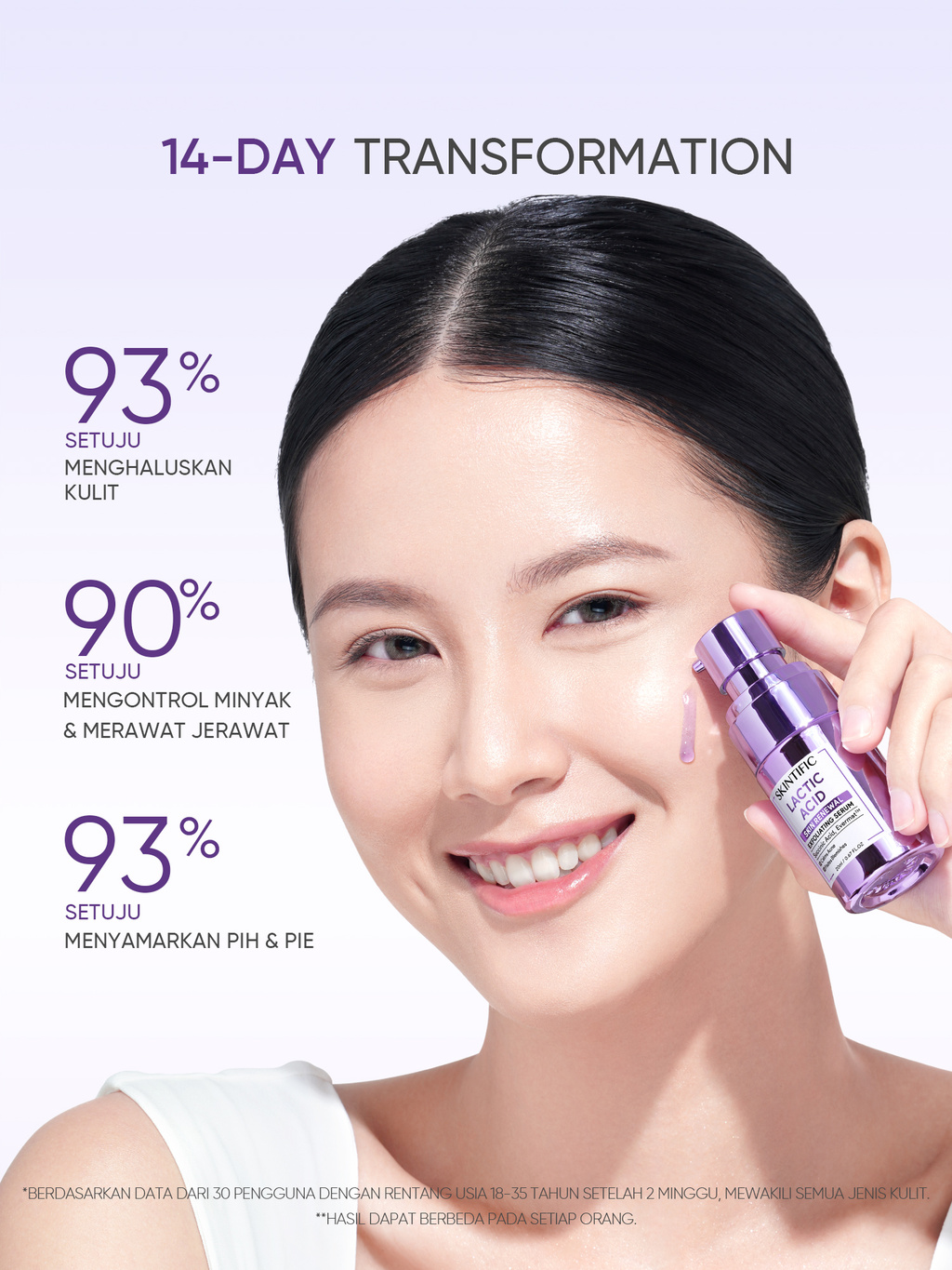 Jual SKINTIFIC - Lactic Acid Skin Renewal Exfoliating Serum 20ml ...