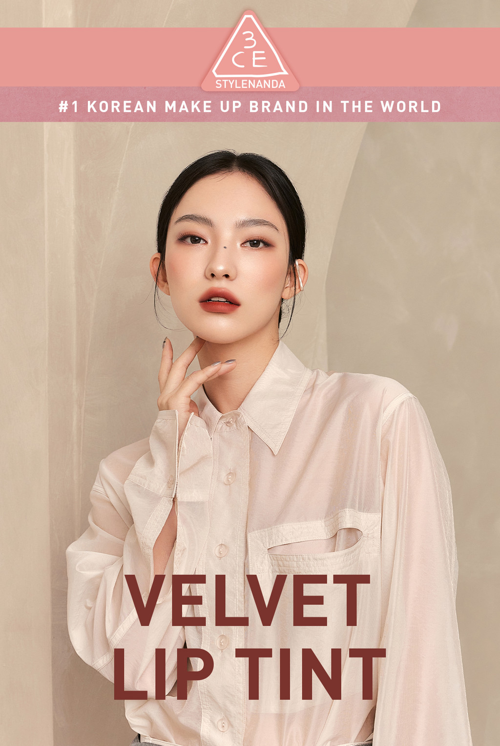 Jual 3CE OFFICIAL Velvet Lip Tint - Liptint Soft Matte Longlasting Non ...