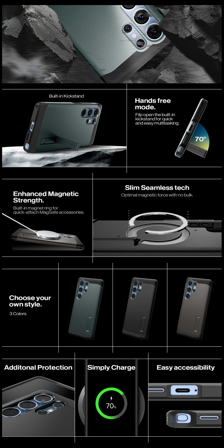 Jual Case Samsung Galaxy S25 Ultra Plus Spigen Tough Armor MagFit Anti ...