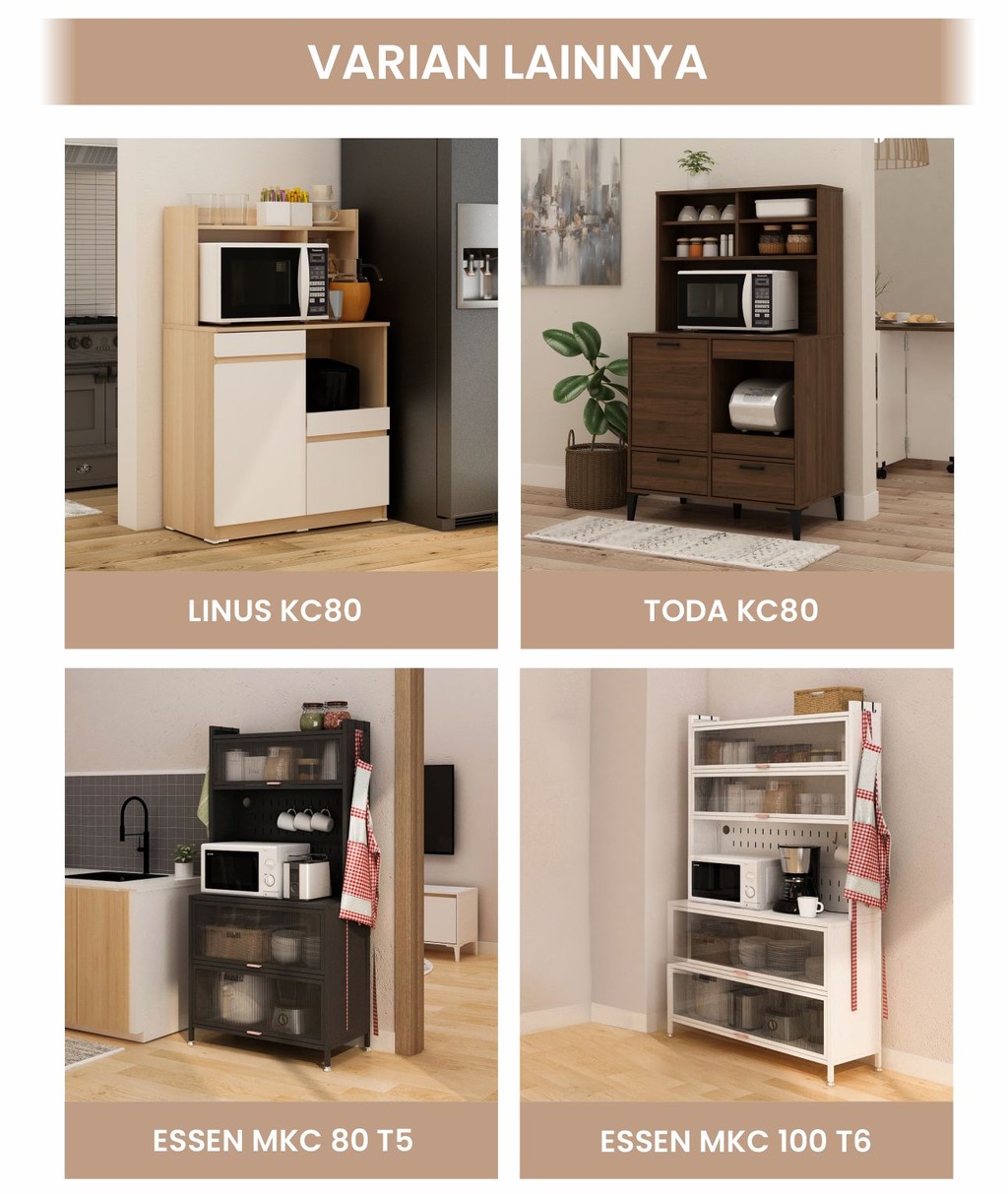 Jual Pira - Navi KC60 Rak Dapur / Rak Microwave | Shopee Indonesia