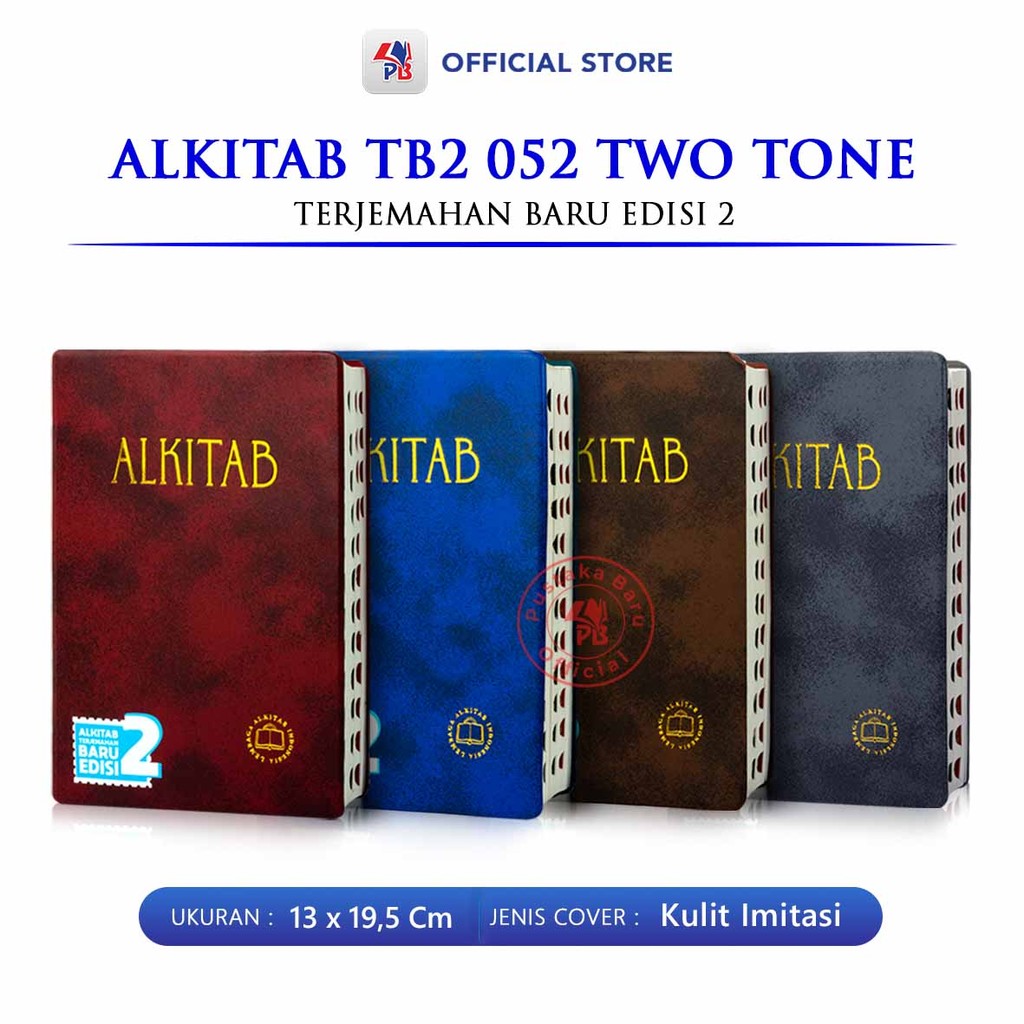 Jual Alkitab Kristen Terjemahan Baru TB2 052 Two Tone Besar / Alkitab Terjemah Baru Edisi 2 ...