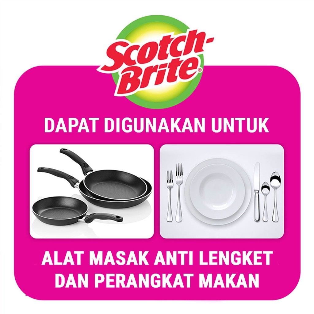 Jual 3M™ Scotch-Brite® Easy Clean Scrub Sponges, Sabut Spons, Berdaya ...