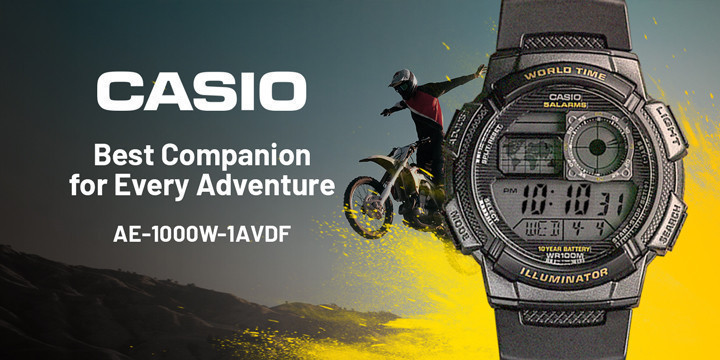 Jual [PRJ] Jam Tangan Pria Digital Casio Standard AE-1000W-1AVDF AE1000 ...