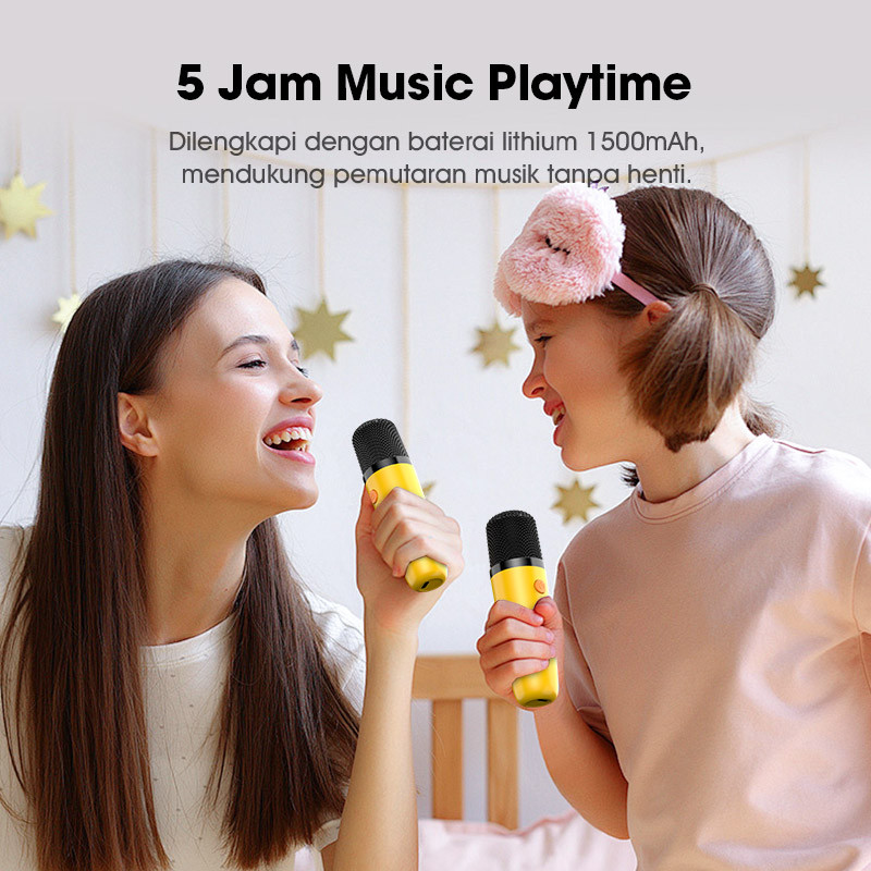 Jual ACOME A18 Speaker Karaoke Bluetooth 5.3 Dual Microphone / Speaker ...