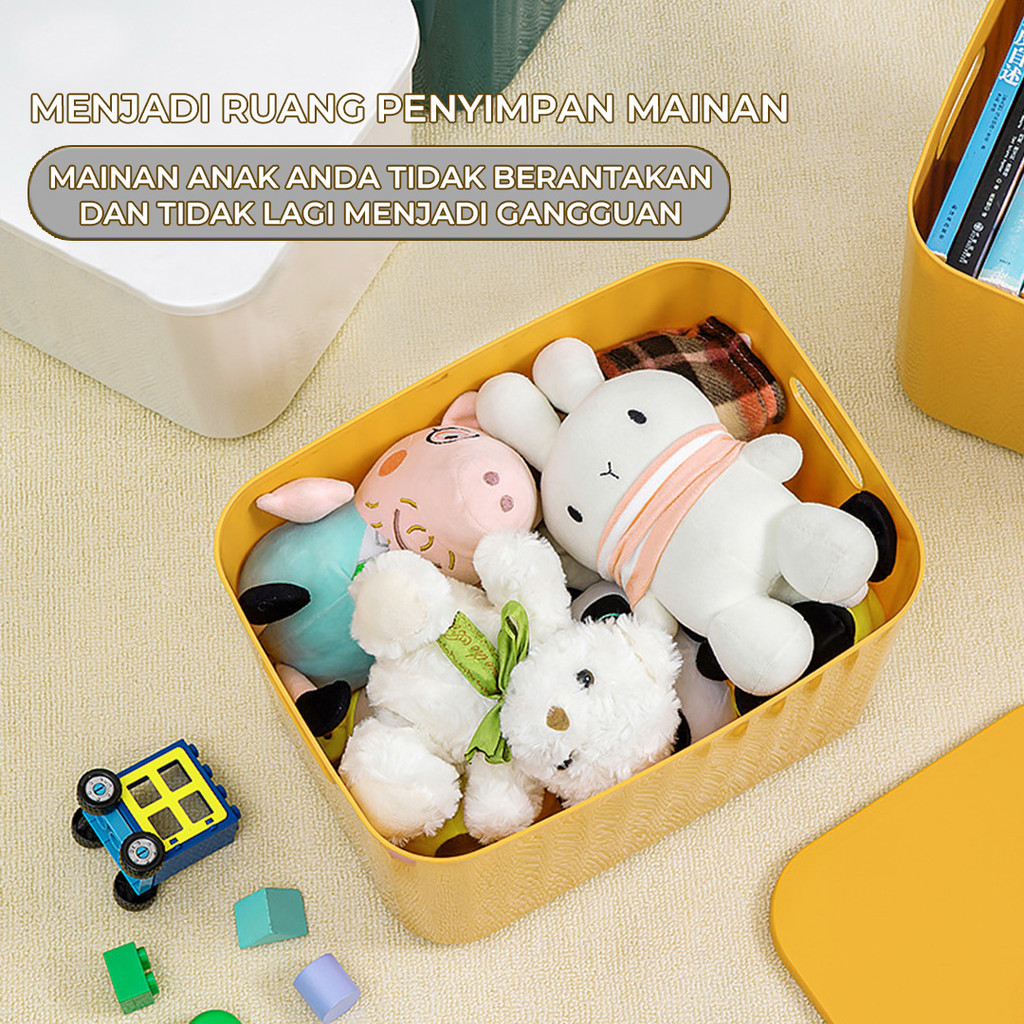 Jual Dreamhome Storage Box Kotak Penyimpanan Serbaguna Dengan Tutup ...
