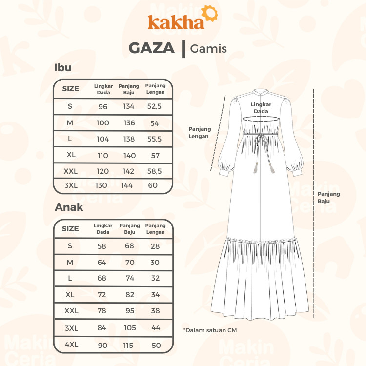 Jual Kakha x Alyssa Soebandono - Sarimbit Keluarga Gaza (A) / Baju ...