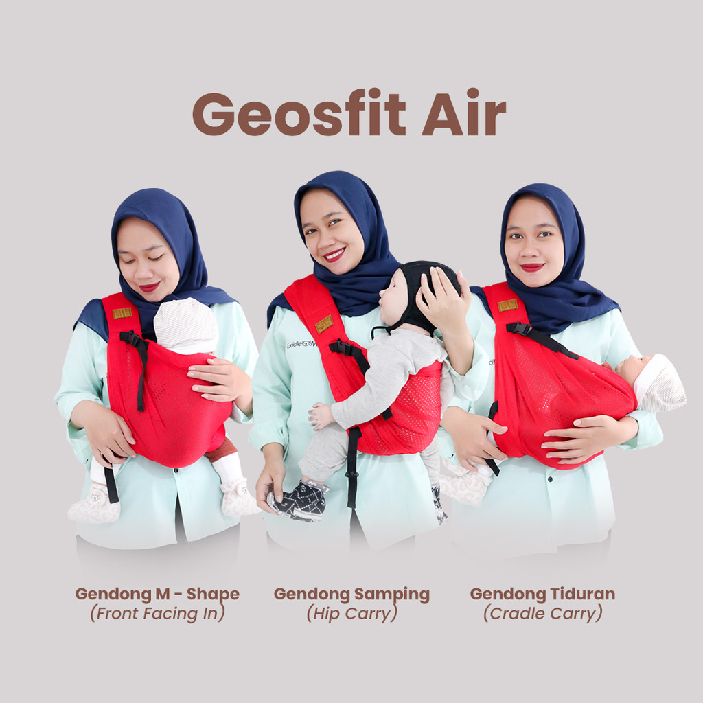 Jual Gendongan Instan GeosFit Air Solid CuddleMe Untuk Bayi Newborn - 2 ...