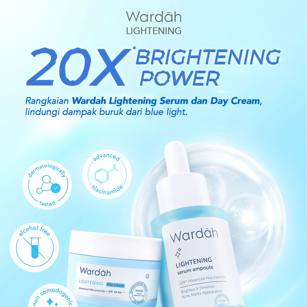 Jual WARDAH Lightening Face Mist 60 ml - Face Mist 3-in-1 dengan 4X ...