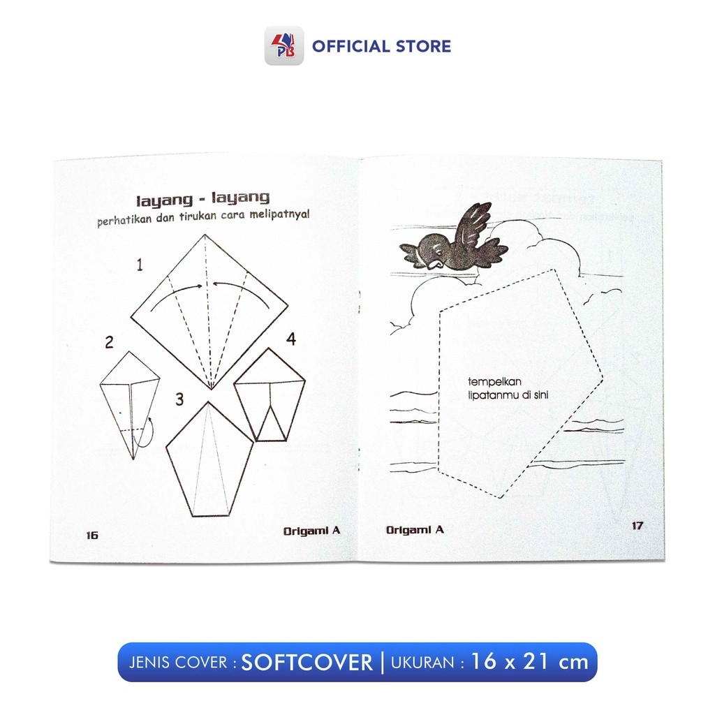 Jual Buku Origami Koleksi Kreasi Bentuk Cara Seni Melipat Kertas Lipat ...