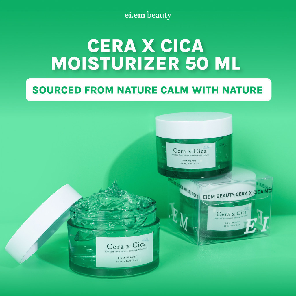 Jual EIEM Beauty Cera x Cica Moisturizer - Pelembab Wajah | Shopee ...