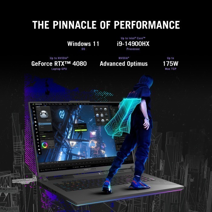 Jual [FREE SMARTWATCH] ASUS ROG Strix G16 G614JU-I745J8G-OM - Eclipse ...