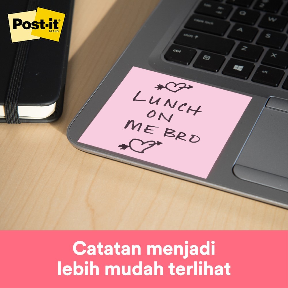 Jual Post-it® Original Notes Cube, 3x3”, Pastel Colors, 225 sheets/pack ...