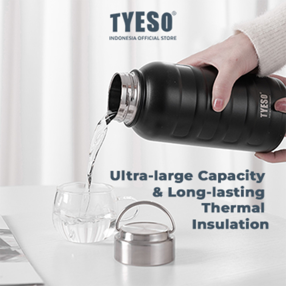 Jual Tyeso Tumbler Botol Minum Caterpillar 750ml TS-8815 Sports Portable Vacuum Insulated ...