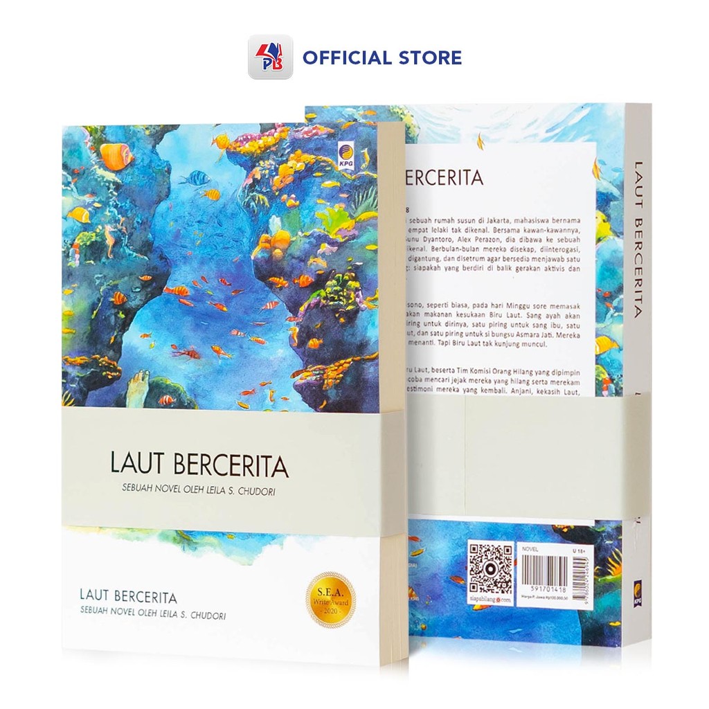 Jual Buku Novel Laut Bercerita - Sebuah Novel Oleh Leila S Chudori / GRAMEDIA PUSTAKA UTAMA ...