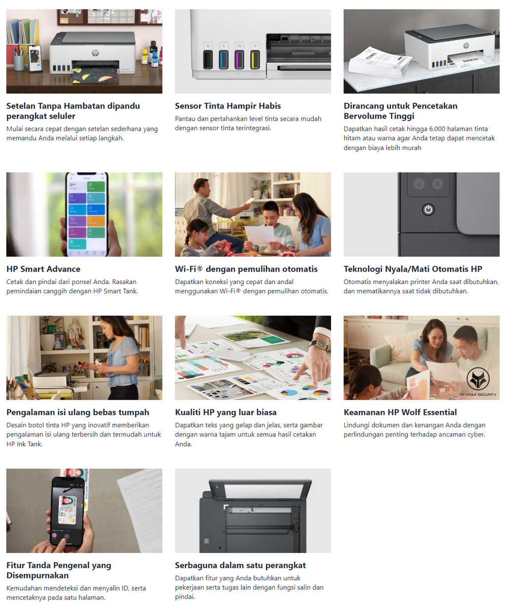 Jual Printer HP Smart Tank 580 All-in-One (Print, Scan, Copy ...