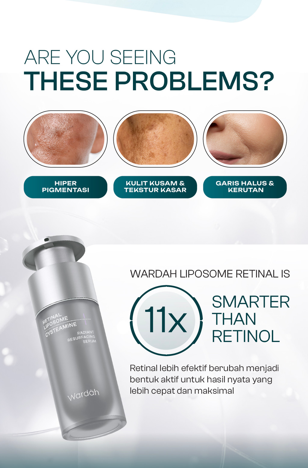 Jual WARDAH Radiant Resurfacing Retinal Cysteamine Serum 30 ml - serum ...