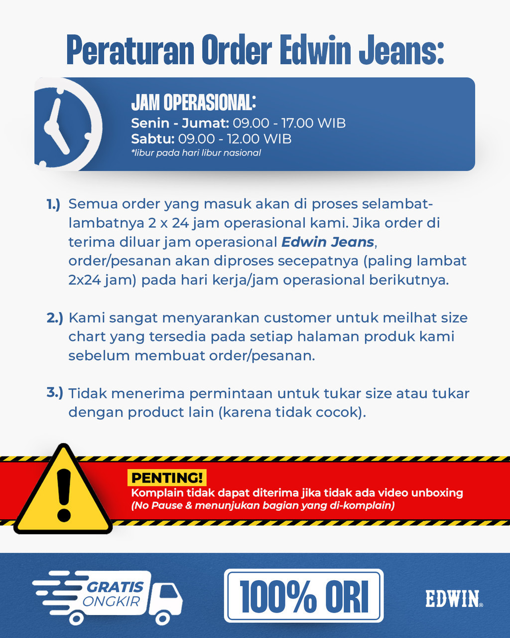 Jual EDWIN JEANS - GHAZALI GREY Kemeja Koko Lengan Panjang Pria Baju ...