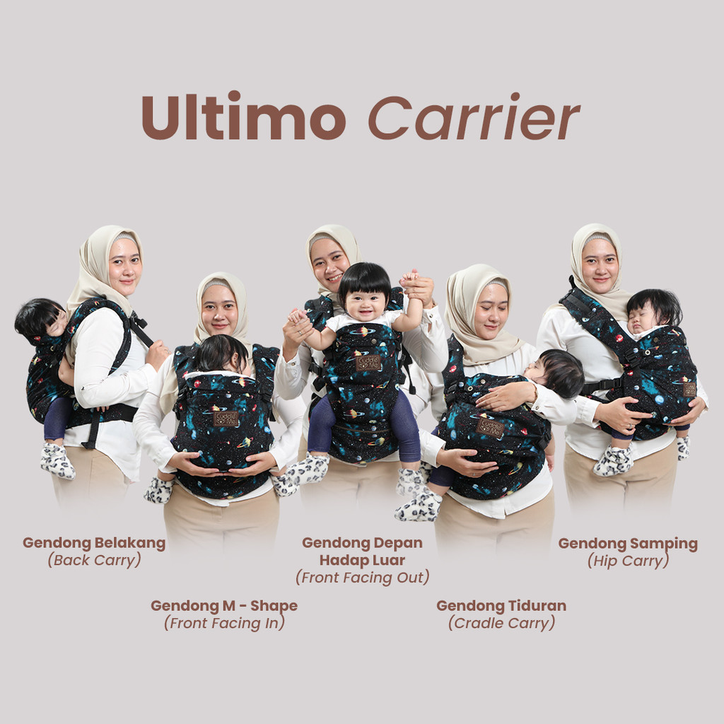 Jual Gendongan Bayi - CUDDLEME Ultimo Carrier SSC Gendong Adjustable ...