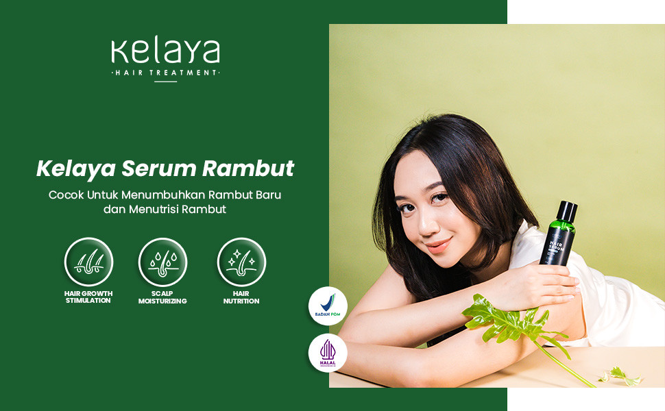 Jual Kelaya Serum Rambut 100ml Hair Treatment - Penumbuh Rambut Rontok ...