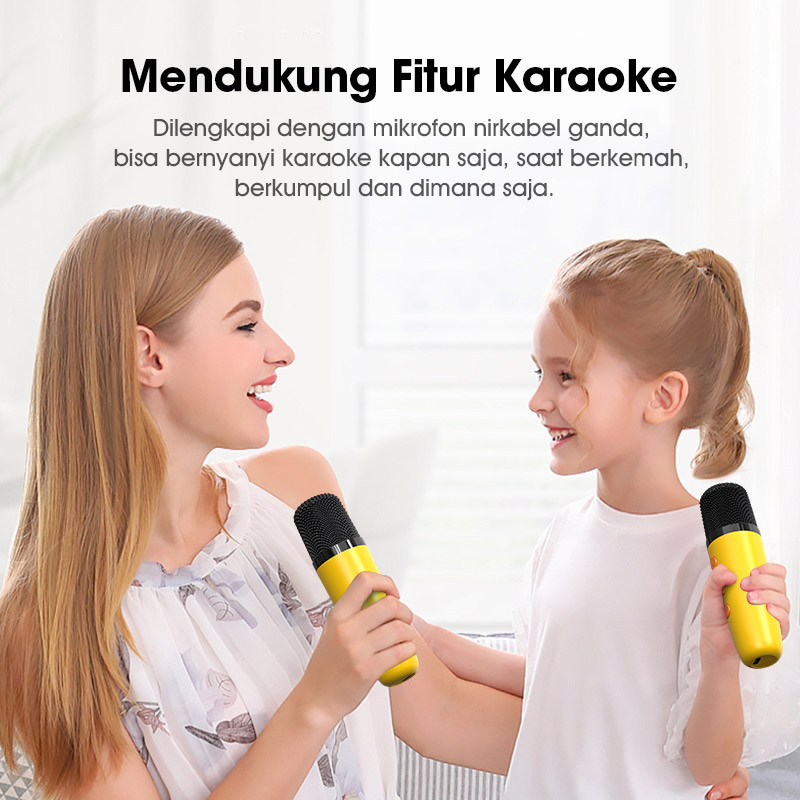 Jual ACOME A18 Speaker Karaoke Bluetooth 5.3 Dual Microphone / Speaker ...