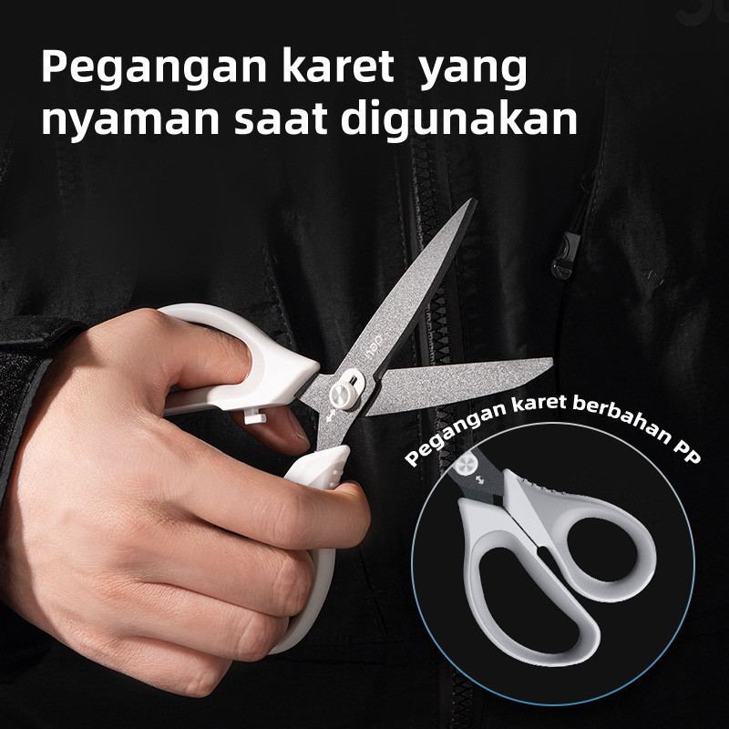 Jual Deli Scissor / Gunting Kertas 2in1 Anti Karat Pembuka Paket ...