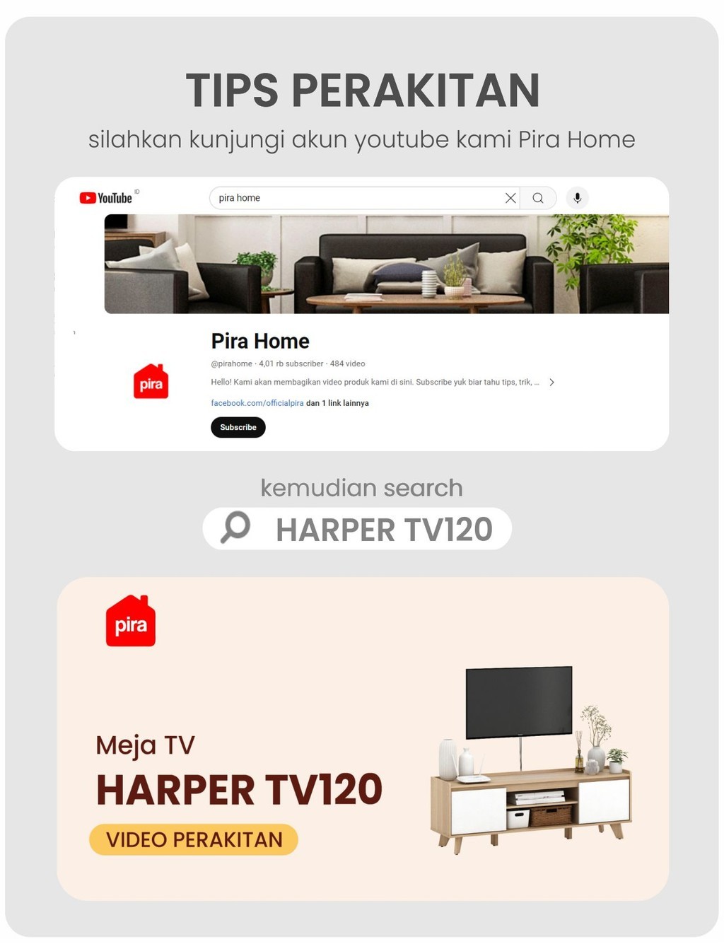 Jual PIRA METROPOLIS OX - HARPER TV120 Meja TV / Rak TV | Shopee Indonesia