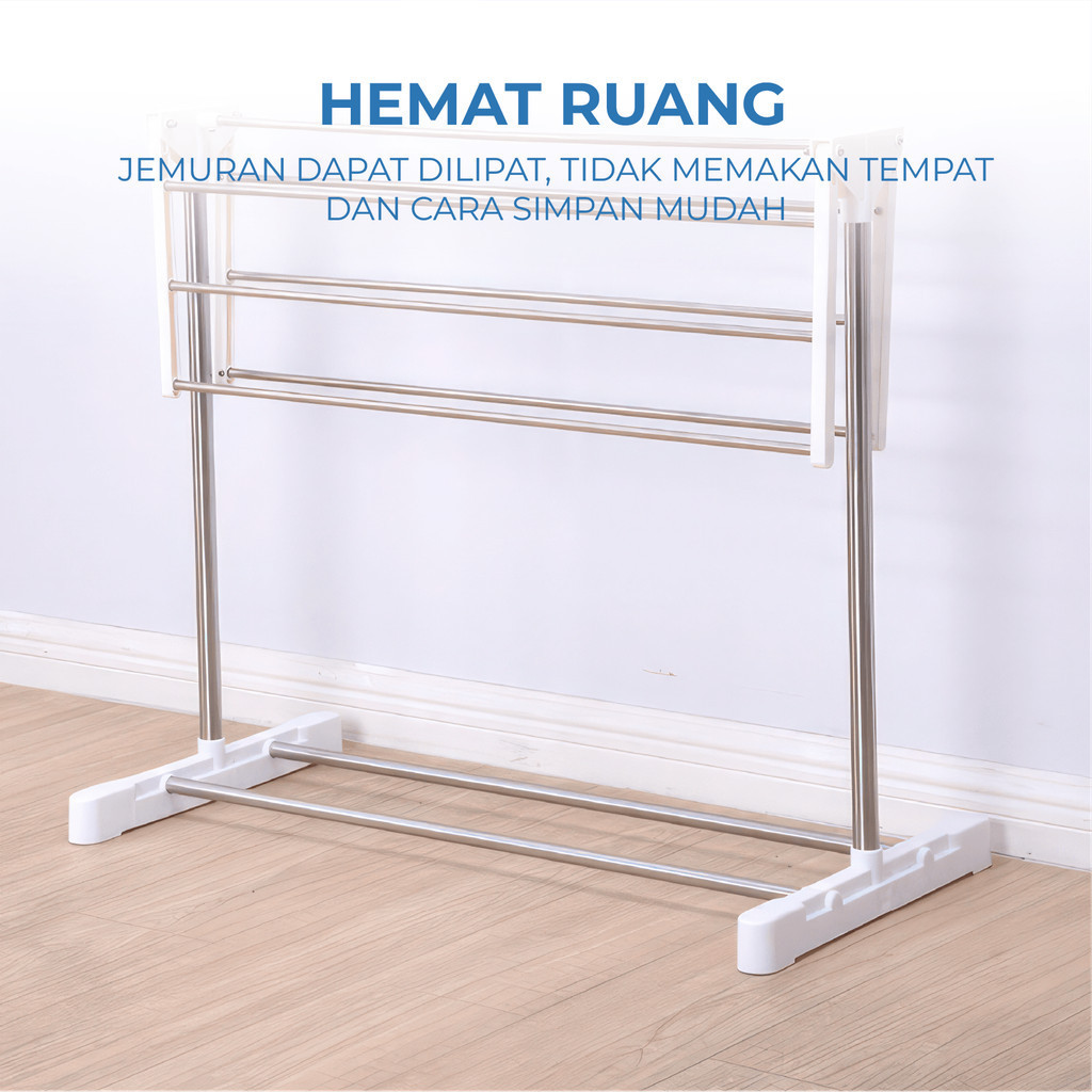 Jual Dreamhome Rak Jemuran Handuk Lipat Stainles Rak Handuk Jemuran ...