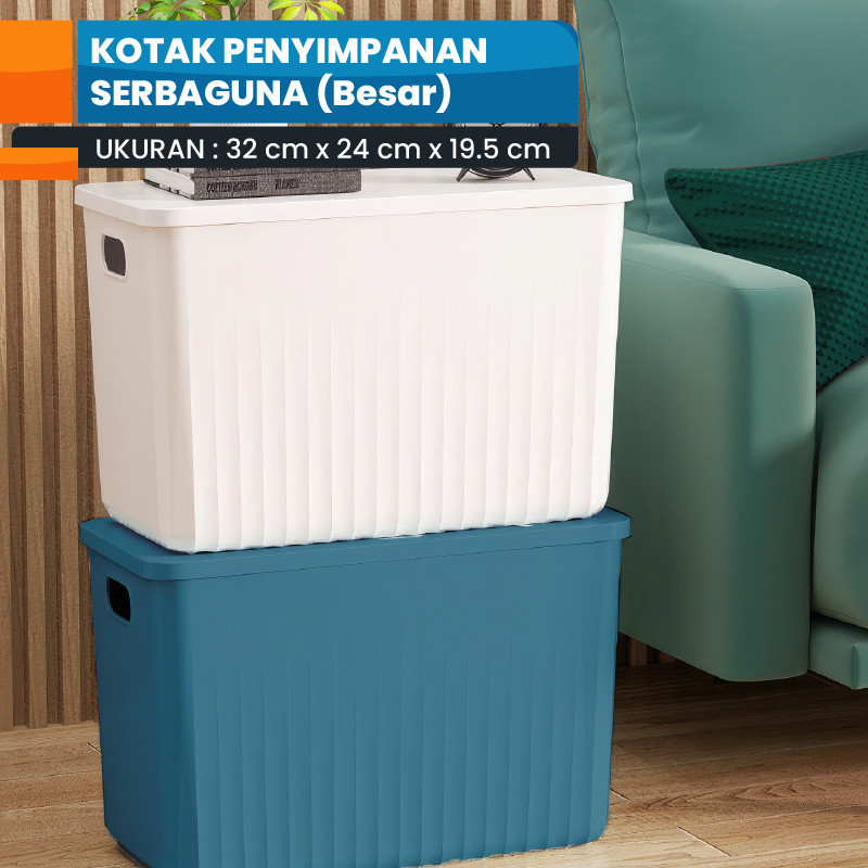 Jual Dreamhome Storage Box Kotak Penyimpanan Serbaguna Dengan Tutup ...